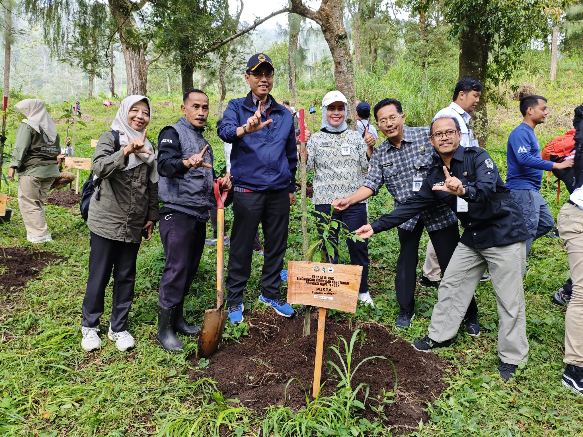 Penanaman Pohon Bersama Dinas Lingkungan Hidup dan Kehutanan Provinsi ...